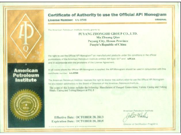 DSL OCEAN GROUP - Permit & Certificates